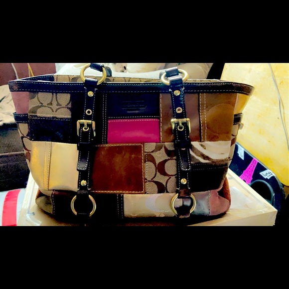 Coach | Bags | Coach Legacy Limited Edition Patchwork Handbag Genuine ...